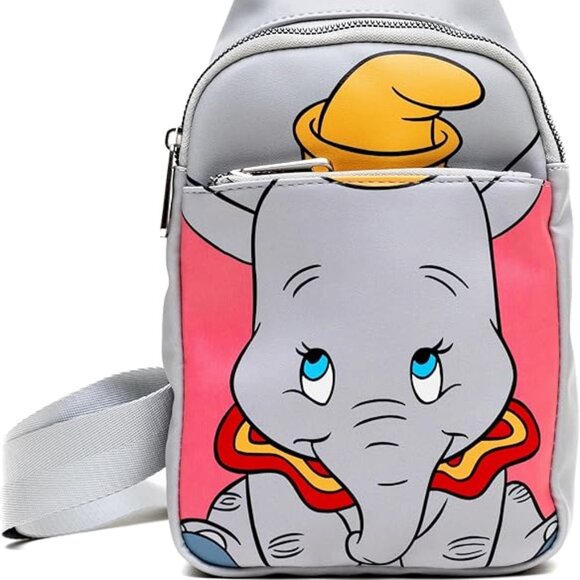 Disney | Bags | Disney Dumbo Sitting Pose Close Up Bounding Crossbody ...